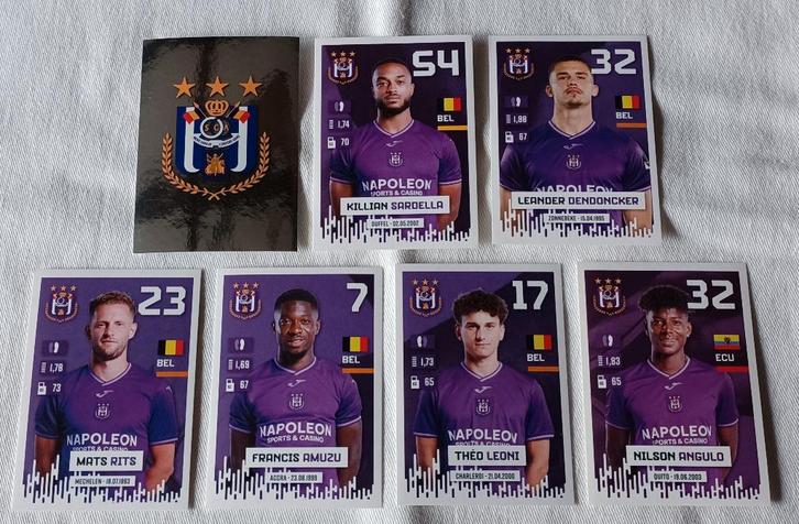 ② 7 stickers RSC Anderlecht Pro league 2024-2025 — Stickers en Plaatjes ...