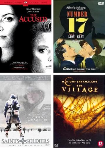 ② 4 DVD: The Accused Number 17 Saints & Soldiers The Village — DVD ...