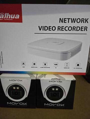 ② KIT Vidéosurveillance IP POE – 4 Caméras MOVOK+ NVR DAHUA — Caméras ...