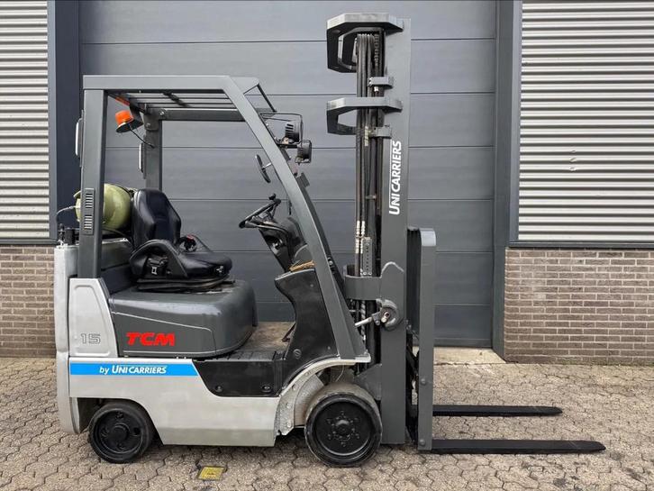 ② TCM Unicarriers A15LU 1,5 ton LPG heftruck — Machines en Bouw ...