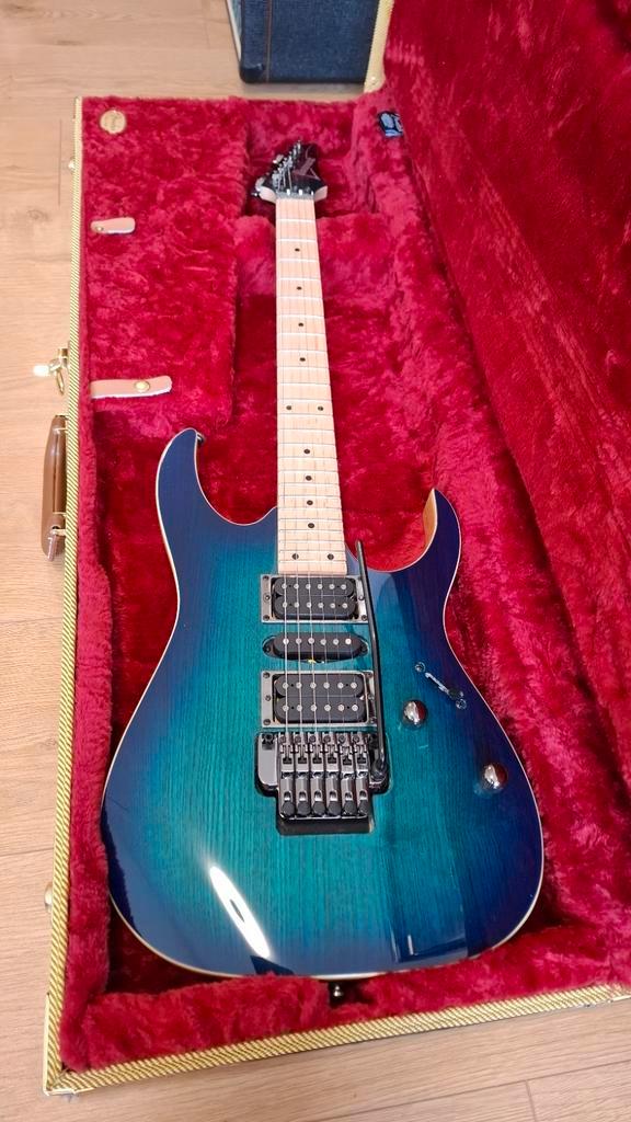 ② Ibanez RG370AHMZ-BMT (Blue Moon Burst) — Snaarinstrumenten | Gitaren ...