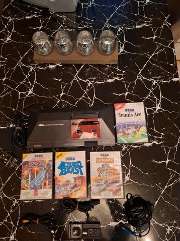 ② Sega Master System-console + 4 games in dozen + controller e — Games ...