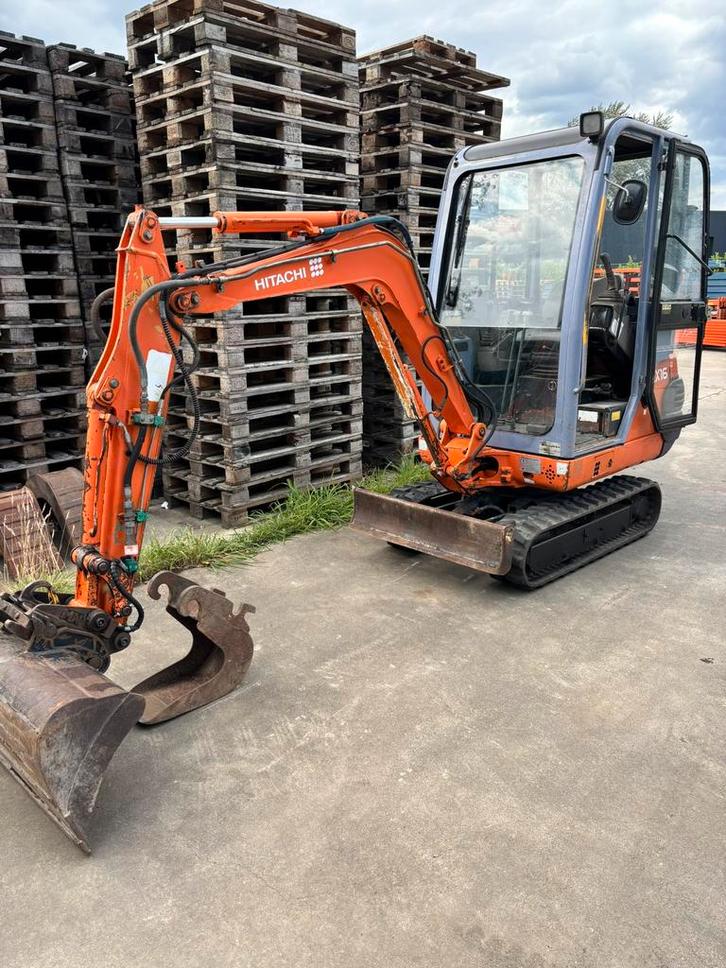 ② Hitachi EX16 minigraver 1,6T graafmachine minikraan kraantje ...