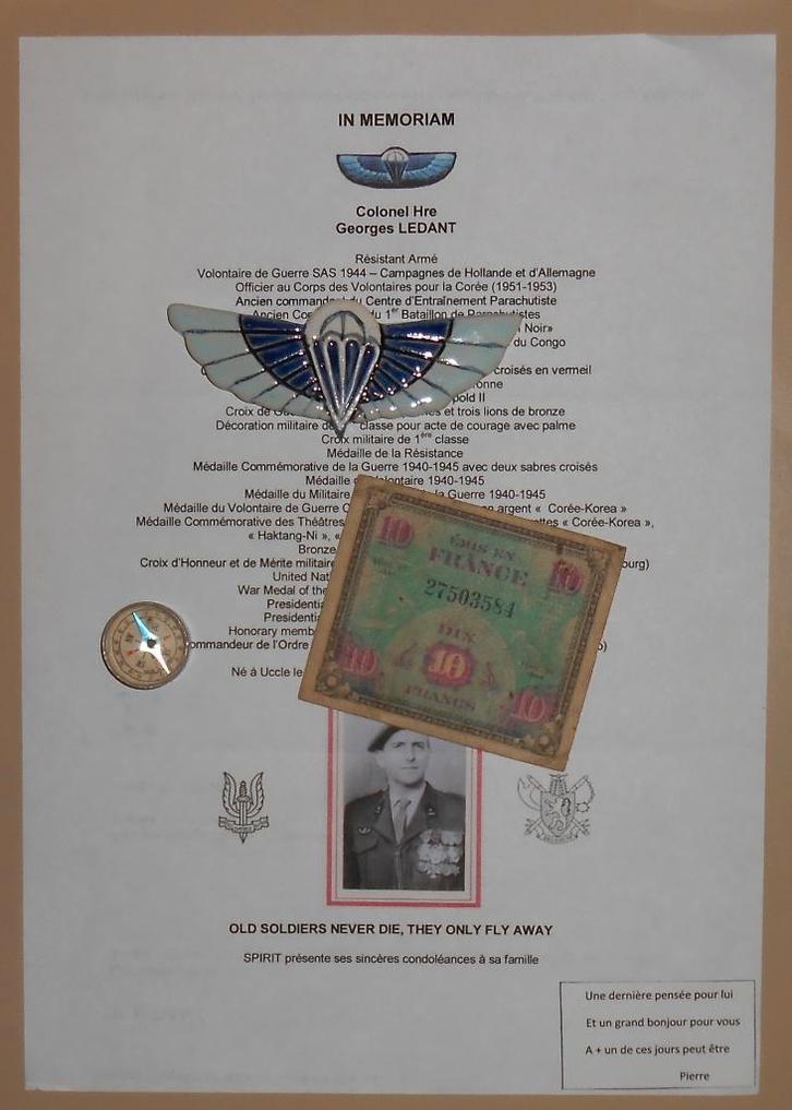② Escape Compass & Allied Money France 6 juin 1944 UK GB - SAS — Objets ...