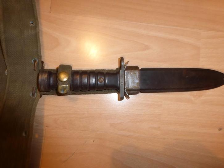 ② Baionnette US M4 pour carabine US M1 Pays-Bas — Objets militaires ...