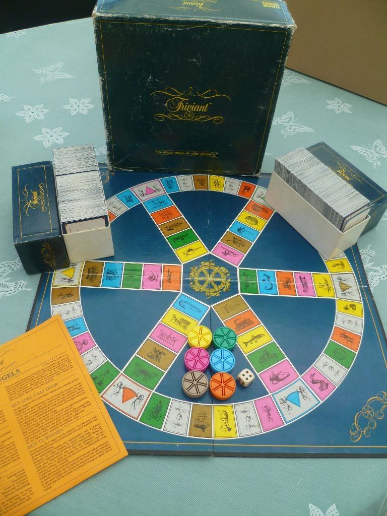 ② Familiespel "Triviant vintage editie 1984" van Clipper — Jeux de ...
