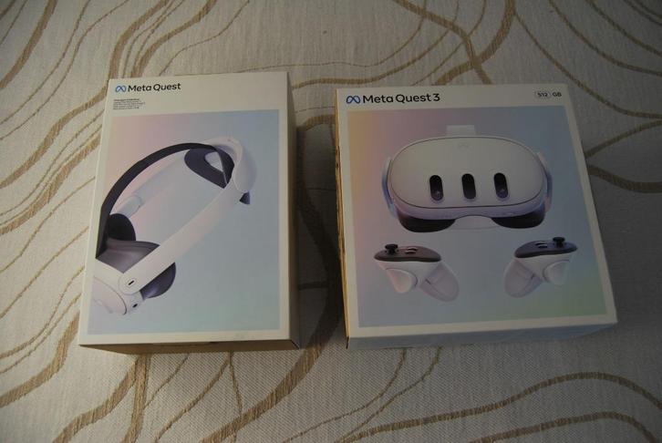 ② Meta Quest 3 (512GB) + Meta Quest 3 Elite Strap — Virtual Reality ...