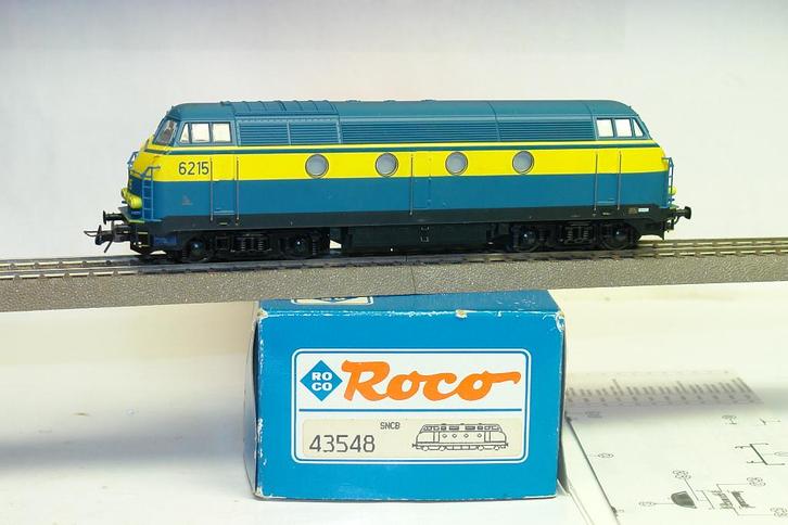 ② ROCO 43548 SNCB NMBS DIESEL DE LIGNE 6215 HASSELT CC/DC HO ...
