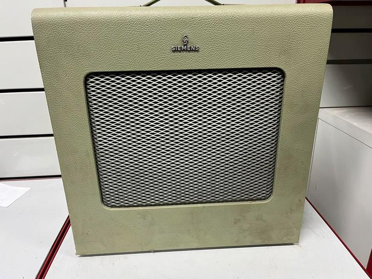 ② Haut-parleur portable vintage SIEMENS – 50’s – Coffret ...