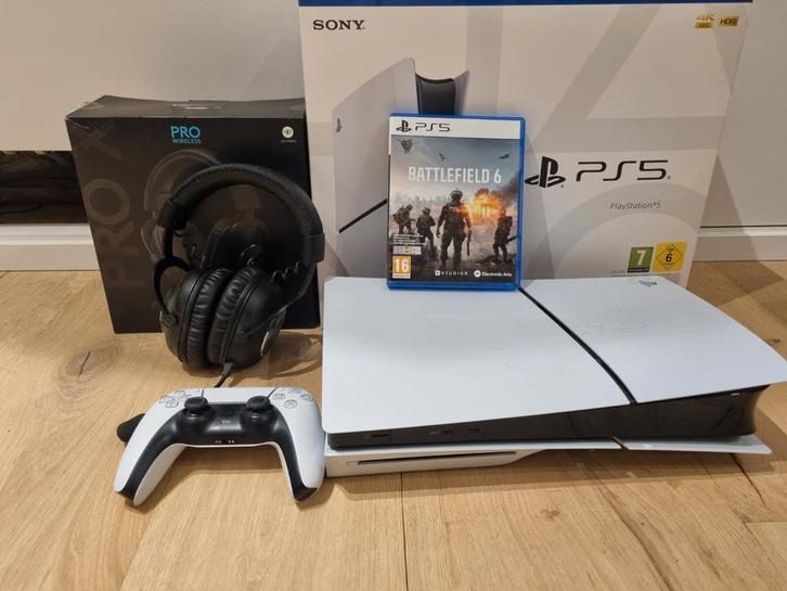 ② PS5 slim + casque sans fil + BF6 — Spelcomputers | Sony PlayStation 5 ...