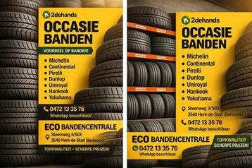 ② Occasie banden nieuwe banden vanaf 30€ per stuk met montage ...