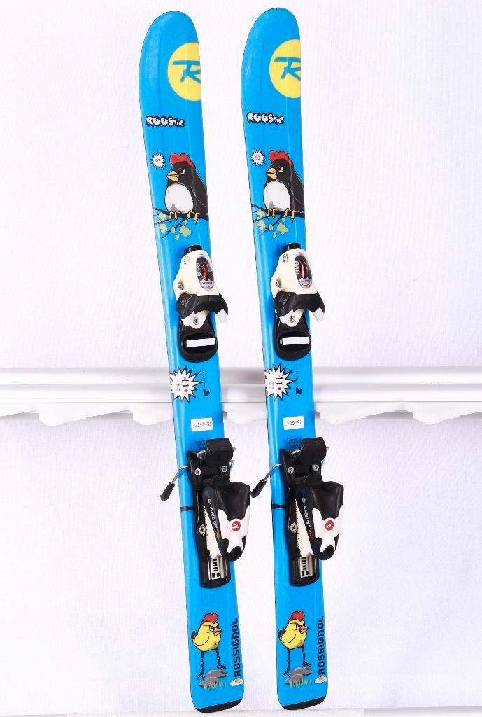 ② 93 kinder ski's ROSSIGNOL ROOSTIE blue + Rossignol COMP kid — Skiën ...