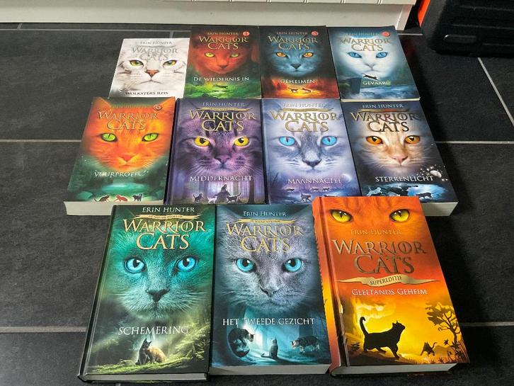 ② Pakket 11 boeken Warrior Cats Erin Hunter Young Adult — Livres pour ...