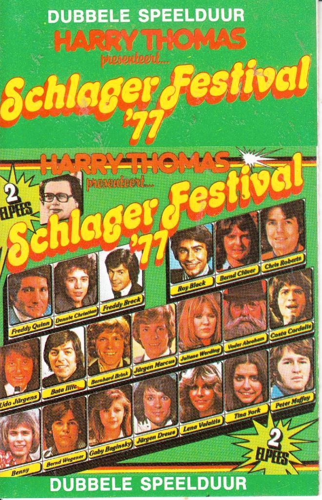 ② Harry Thomas presenteert Schlagerfestival '77 op MC — Cassettes audio ...
