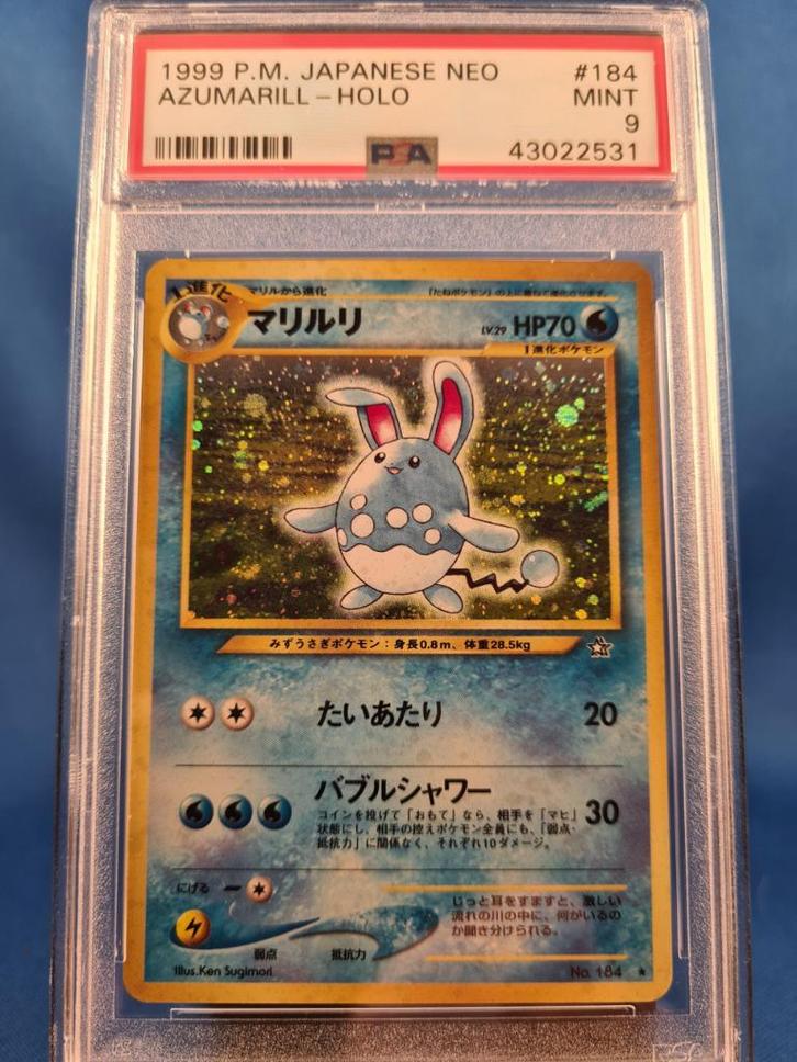 ② Azumarill 2/111 - Neo Genesis (PSA 9) (JP) — Jeux de cartes à ...