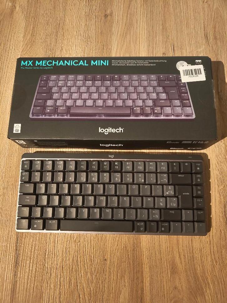 ② Logitech MX Mechanical Mini Draadloos Toetsenbord Azerty — Claviers ...