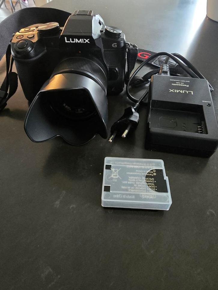 ② Panasonic Lumix DMC-G80 + Lumix 25mm f/1.7 + extra batterij ...