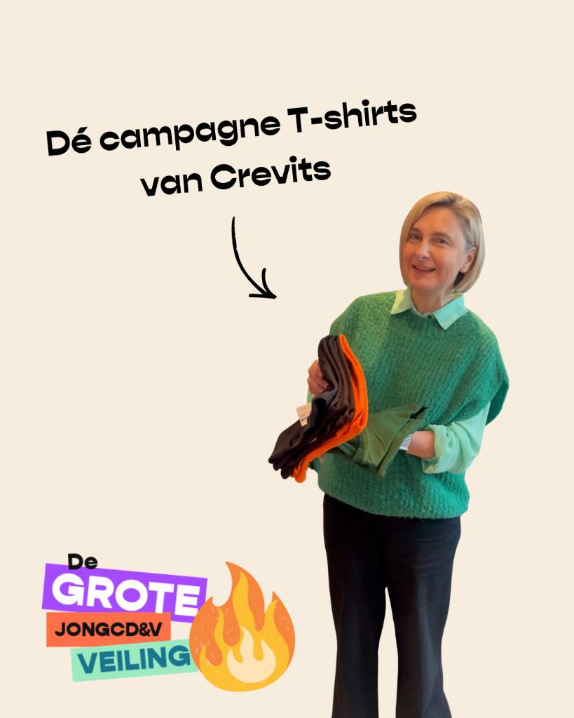 ② VEILING - Set Campagne T-shirts Hilde Crevits — T-shirts — 2dehands