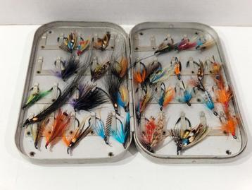 ② Hardy bros salmon fly box made by Wheatley , clip vliegdoos ...