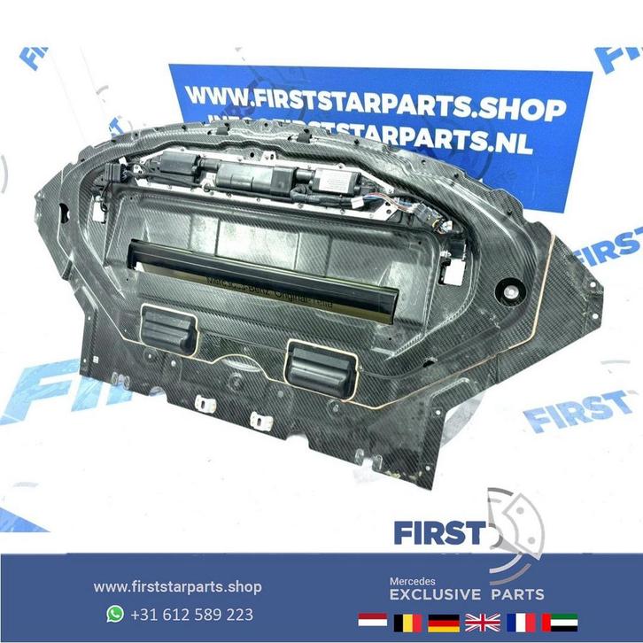 ② W190 C190 AMG GT GTC GTS GTR CARBON MOTOR AFDEK PLAAT A19052 ...