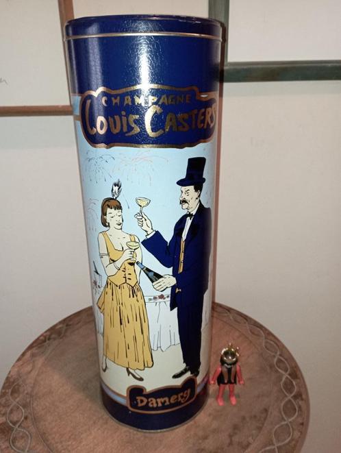 ② 480) Blikken doos champagne Louis Casters — Blikken — 2dehands